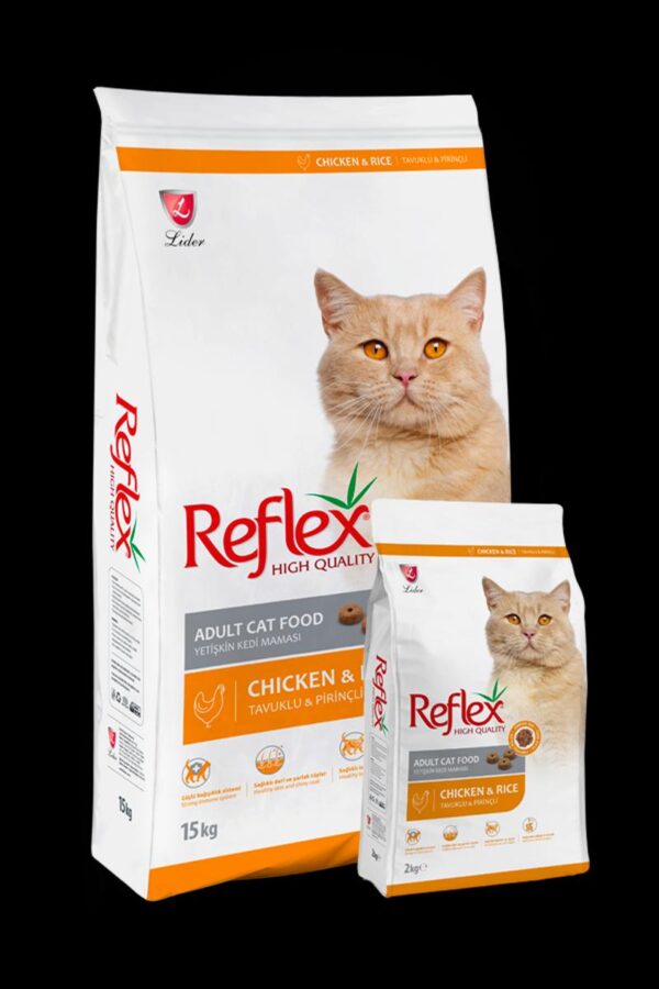 Reflex Adult Cat Food Chicken & Rice | Balanced Essential Diet - Animal ...